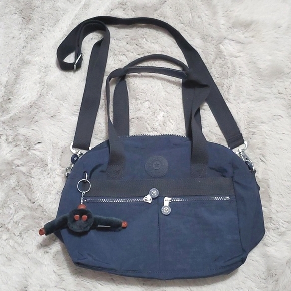 Kipling | Bags | Kipling Blue Bag With Strap | Poshmark